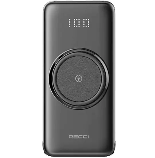 Recci Spirior Wireless RPB-N28 10000 mAh Black | Irshad.az