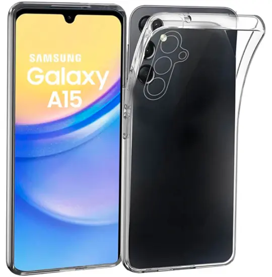 Samsung Galaxy A15 case Silicon Clear | Irshad.az