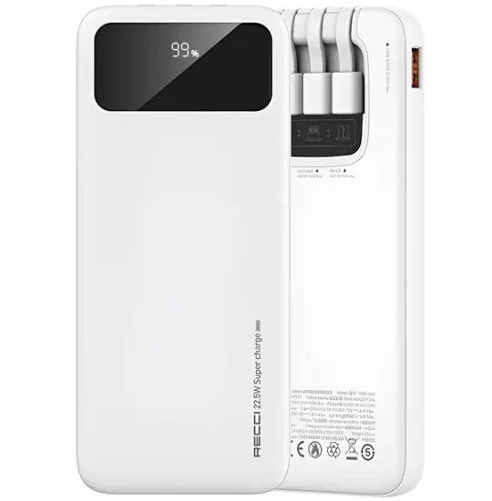 Recci Nature RPB-N46 20000 mAh White | Irshad.az