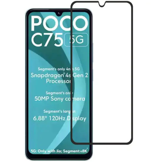 Xiaomi Poco C75 3D Sticker Black | Irshad.az