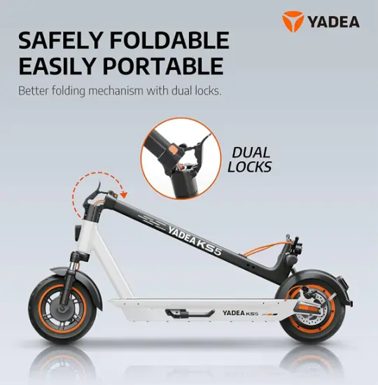 Yadea KS5 Scooter White&Black | Irshad.az