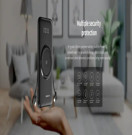 Recci Spirior Wireless RPB-N28 10000 mAh Black | Irshad.az